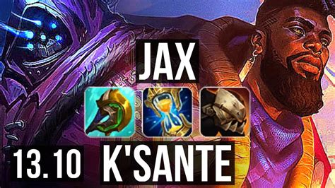 JAX Vs K SANTE TOP 1700 Games 4 0 2 1 2M Mastery KR Master