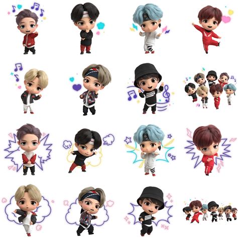 Stickers De BTS En PNG Pegatinas Bonitas Dibujos Bonitos Margenes
