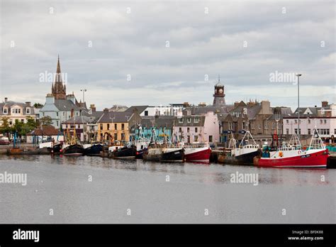 The Harbour At Stornoway On The Isle Of Lewis Scotland Stock Photo Alamy