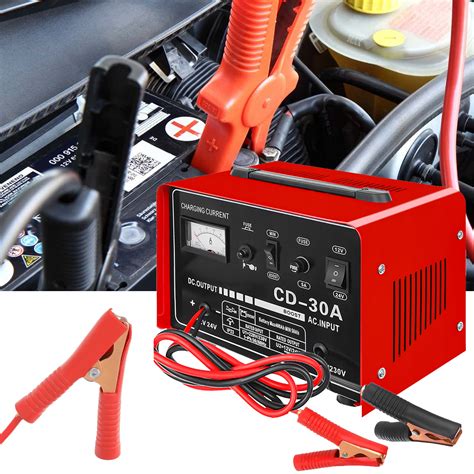 Prostownik Samochodowy Do Akumulatorów 24V 12V 30A D703 elektrostator