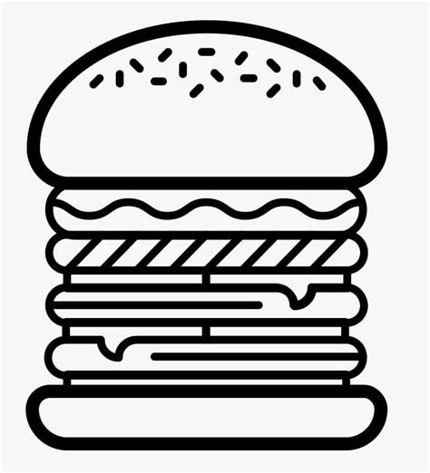 Coloriage Hamburger Dessin Gratuit Imprimer
