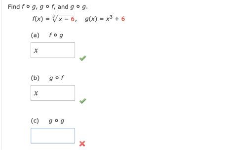 Solved Find Two Functions F And G Such That Fg X H X Chegg