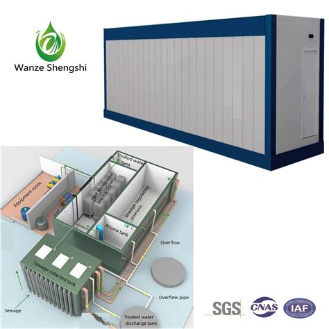 Containerized Mbr Mbbr Waste Water Treatment Plant Sewage Treatment