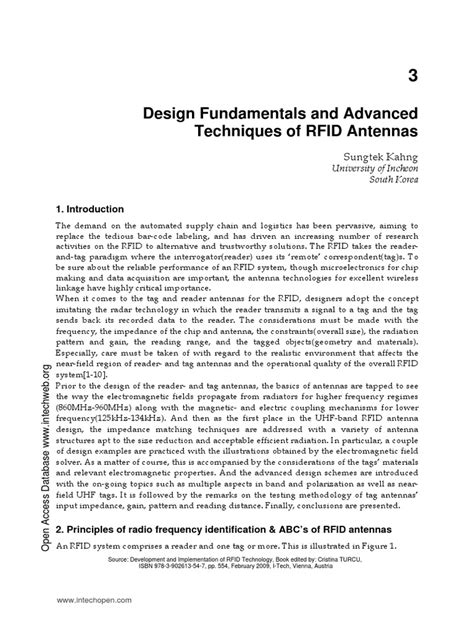 pdf intech design fundamentals and advanced techniques of rfid antennas dokumen tips