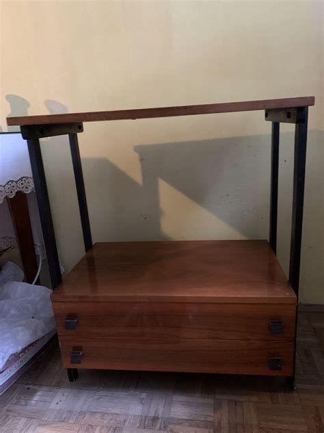 Szafka Pod Tv Prl Z Szufladami Lakierowana Warszawa Ursus Olx Pl