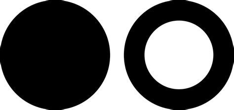Circle Clip Art Black And White Font Oval Graphics Symbol Monochrome