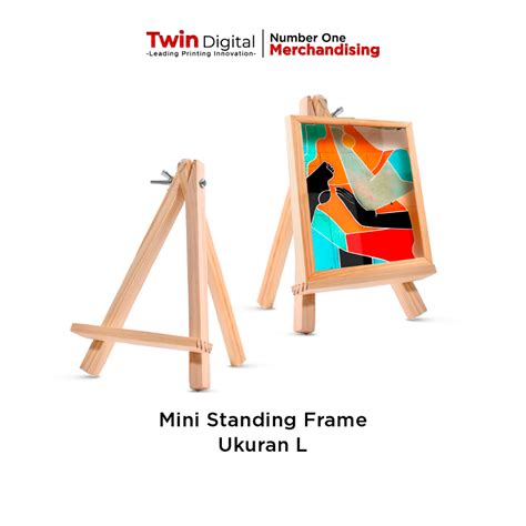 Jual Twindigital Sandaran Foto Easel Kanvas Tripod Kayu Penyangga