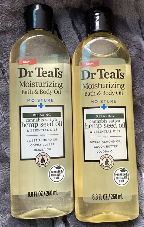 DR TEALS Moisturizing Bath Body Oil Hemp 260ml Beauty Gallery