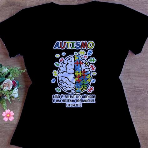 T shirt Temática Conscientização do Autismo Elo7