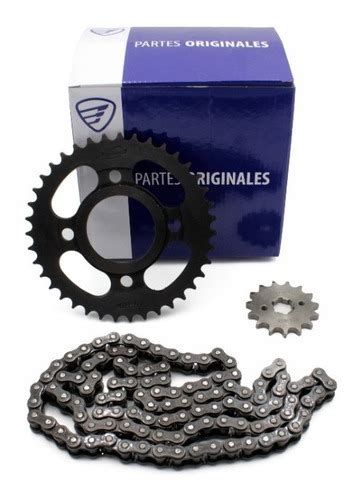Kit De Arrastre Italika Original Cadena Dt Ft Gt Gti Gts Env O Gratis