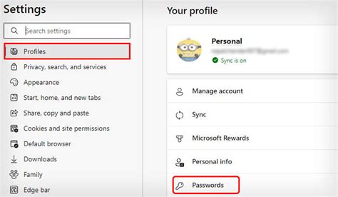 Comment afficher et gérer les mots de passe enregistrés sur Microsoft