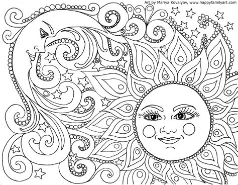 Abstract Coloring Pages To Print ColoringBay