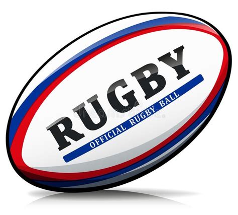 Vector Rugby Ball Isolated Illustration Vector Illustration Of Rugby