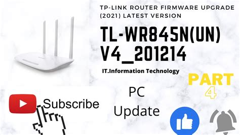 Tp Link Router Firmware Upgrade With Pc Or Laptop Part Tl Wr N Un