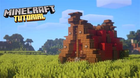 Minecraft How To Build A Tent Tutorial Youtube