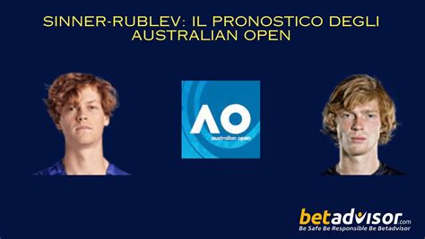 Sinner Rublev Il Pronostico Le Migliori Quote Degli Australian Open 2024
