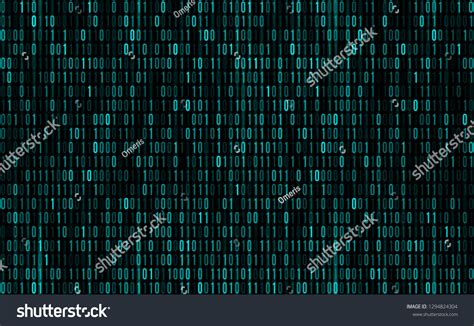 computer background numbers 10 binary digital stock vector royalty free 1294824304