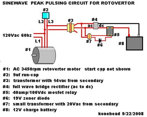 115v Ac Electric Motor Wiring Graphic