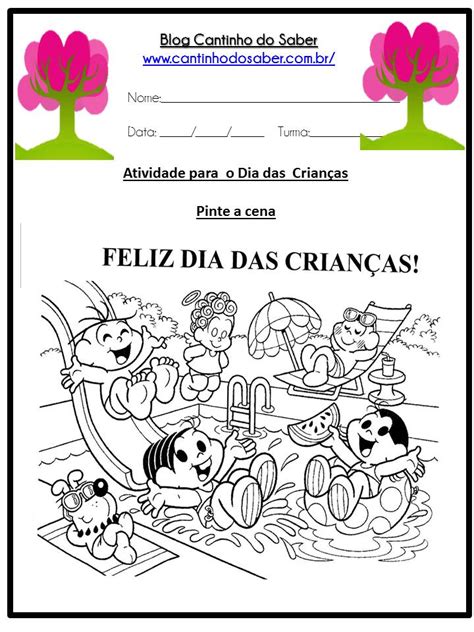 Dia das Crianças várias atividades para a Educação Infantil