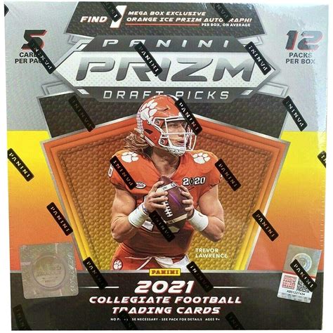 Panini Prizm Draft Picks Football Mega Box With Packs