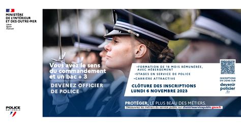 La Police Nationale Recrute Des Officiers Et Commissaires De Police