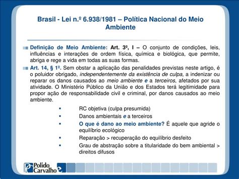 Lei Nº 6938 1981 Política Nacional Do Meio Ambiente Lei Partilha