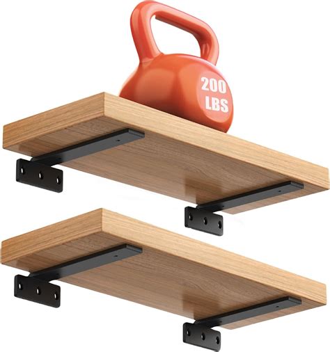 Amazon Shelf Brackets WENGUS 8 Inch Heavy Duty Floating Shelf