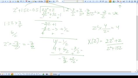 inverse z transform using long division method youtube