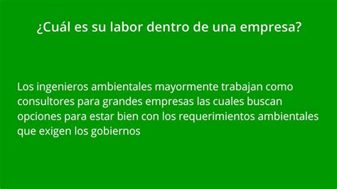 Ingeniero Ambiental Qué es perfil funciones campo laboral y más