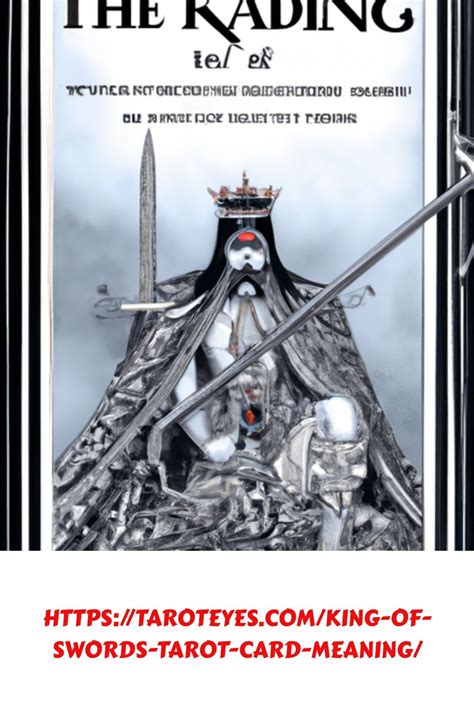 King Of Swords Tarot Card Meaning Artofit