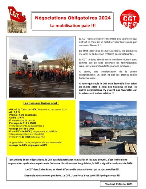 APERAM NAO 2024 LA MOBILISATION PAIE UD CGT Nièvre