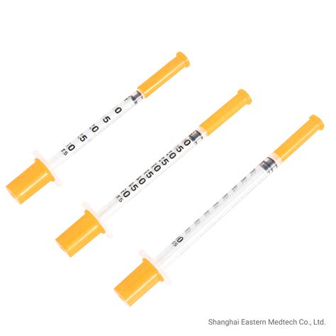 Insulin Injection Medical Products Fixed Needle Low Dead Space