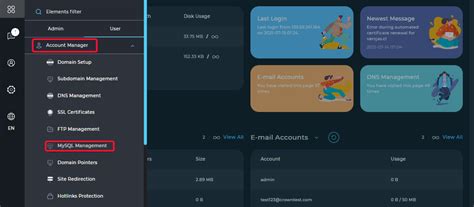 CrownCloud Wiki How To Access PHPMyAdmin In DirectAdmin