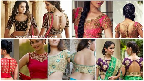Saree Blouse Front And Back Neck Designs Ethnic Fashion Inspirations