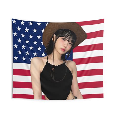 Chaewon Flag Le Sserafim 150x90 Cm 3x5 Ft American Flag Etsy