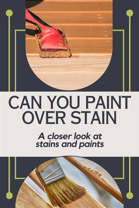 How To Paint Over Stained Wood In 2024 Staining Wood Painting Over