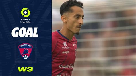 Goal Saïf Eddine KHAOUI 6 CF63 CLERMONT FOOT 63 OGC NICE 1 0