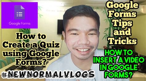 Google Forms Tips And Tricks How To Insert A Video And Create A Quiz