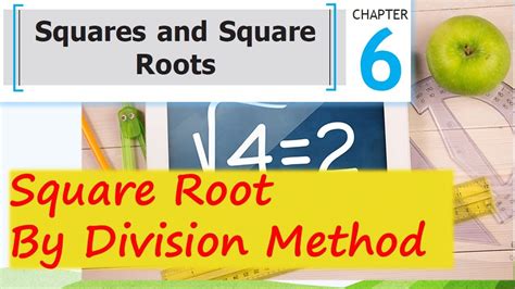 finding square root by division method long division method class 8 maths chapter 6
