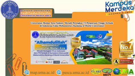 Universitas Medan Area Sukses Meraih Peringkat Perguruan Tinggi
