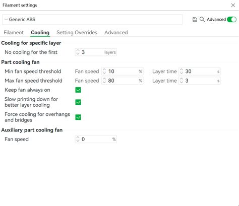 Automatyczne chłodzenie Bambu Lab Wiki PL