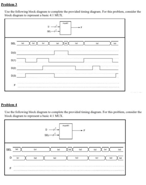 solved use the following block diagram to complete the