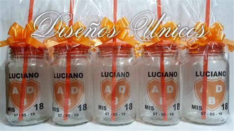10 Souvenirs Vaso Frasco Personalizado Vinilo Equipos Fútbol 300 00