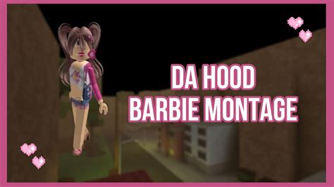 Da Hood Barbie Montage Roblox YouTube