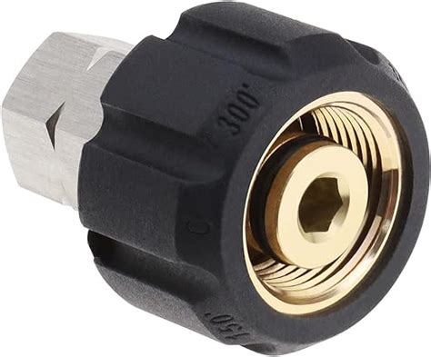 Adaptateur de Nettoyeur Haute Pression Femelle Métrique M22 à 1 4 pouce