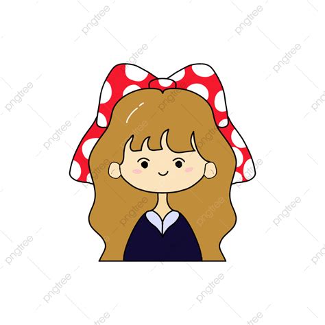Dibujos Animados De La Cabeza De La Niña Pintada A Mano PNG Dibujos