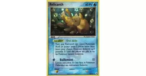 Relicanth 24 101 EX Légendes Oubliées carte Pokemon