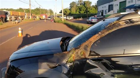 filhos no carro e embriagado condutor causa acidente no Paraná e