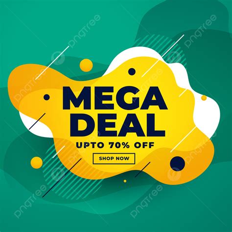 Dise O De Banner De Descuento De Venta De Mega Acuerdo Descarga