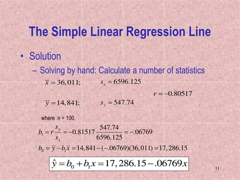 ppt simple linear regression 1 the least squares procedure 2 inference for least squares